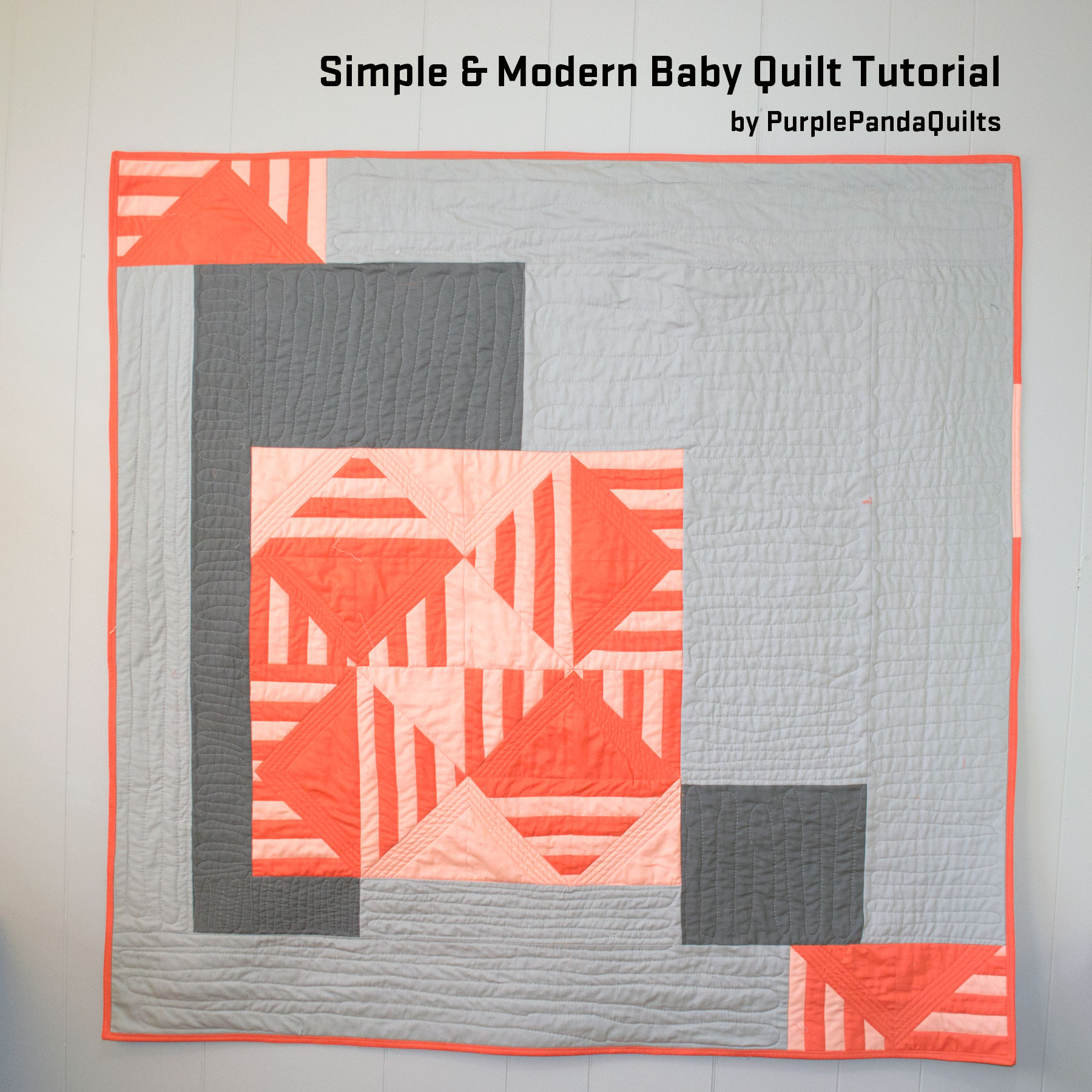 NICU Quilt Tutorial by Purple Panda Quilts | Sew Bittersweet Designs